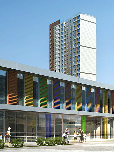 Administrative City P9 Block Residential Complex | DONGIL Architects ...