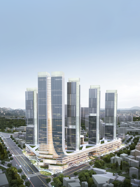 Incheon Songdo The Sharp Central Park 3 Mixed-Use | DONGIL Architects ...